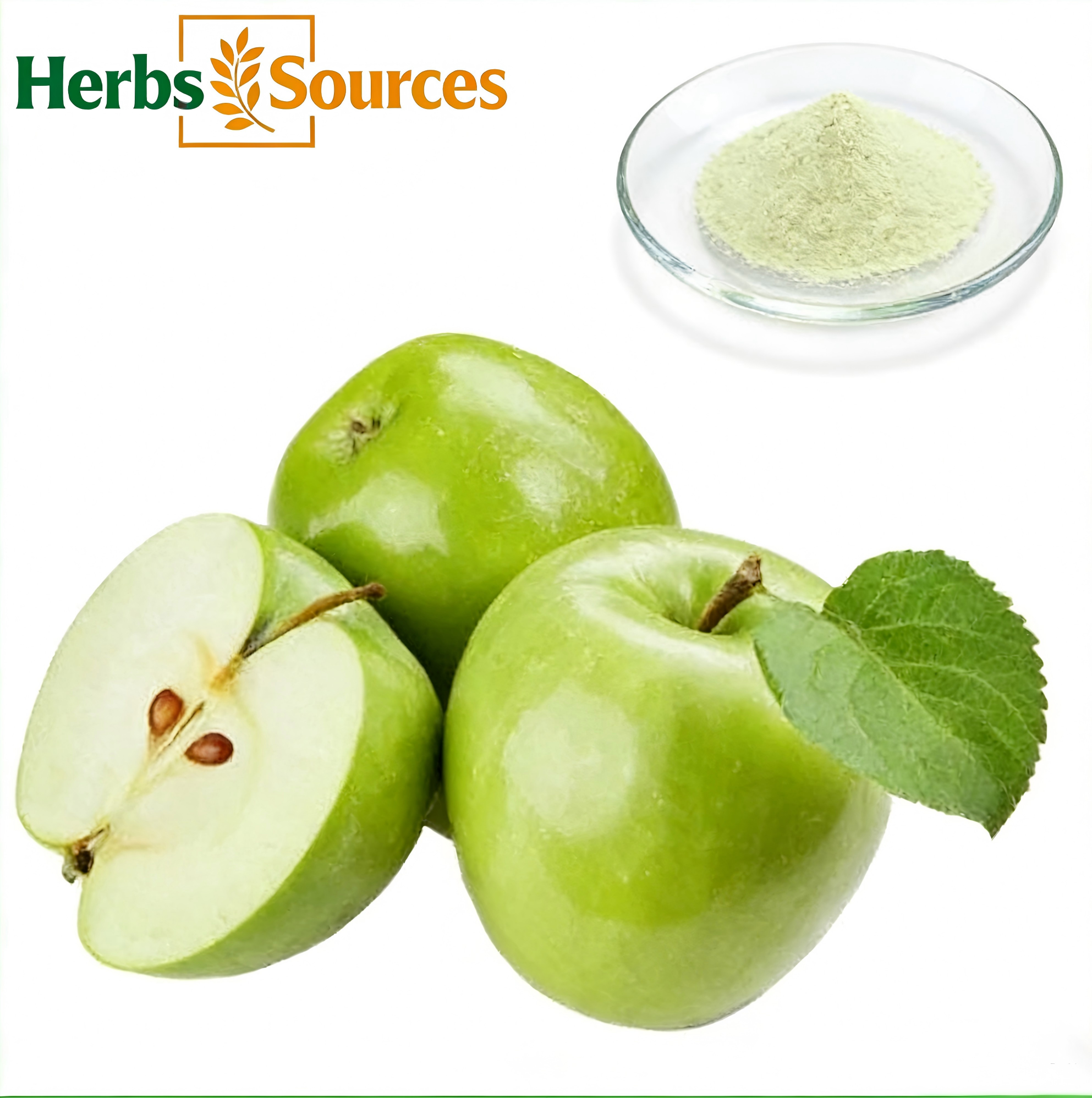 100% Pure Green Apple Fruit Juice Powder Malus Domestica Spray Dried ...